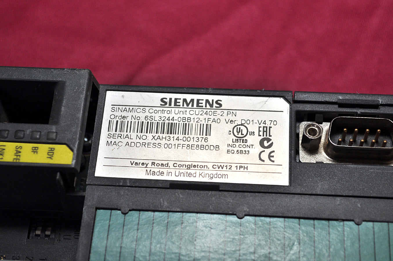 Siemens sinamics control unit cu240e-2pn – Aeliya Marine Tech