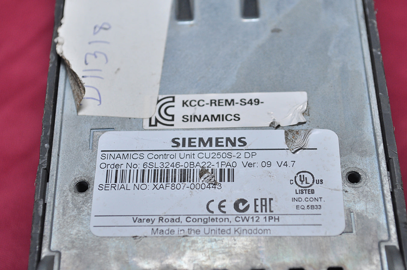 Siemens sinamics control unit cu250s-2dp control unit – Aeliya Marine Tech
