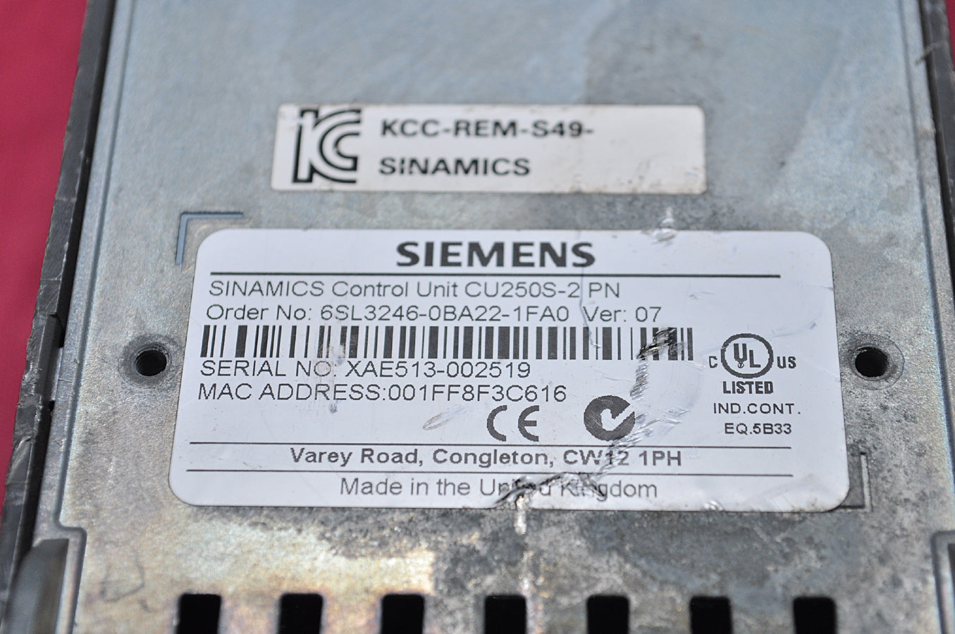 Siemens sinamics control unit cu250s-2pn control unit – Aeliya Marine Tech