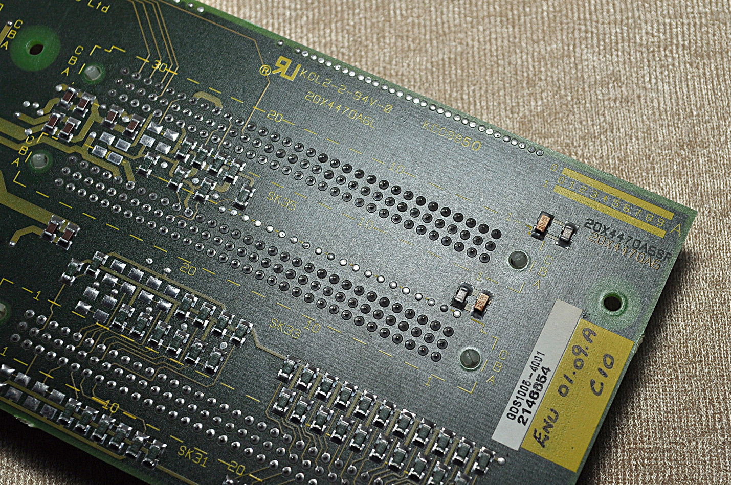 Alspa sigma 4 slot enhancement backplane PCB – Aeliya Marine Tech