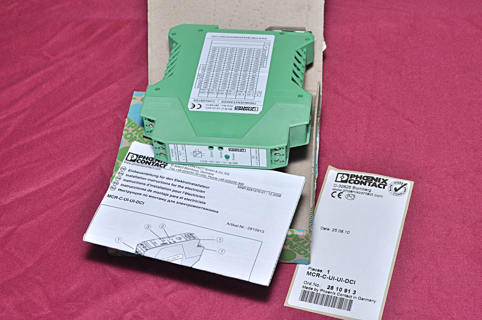 Phoenix mcr-c-ui-ui-dci 3-way isolation amplifier – Aeliya Marine Tech®