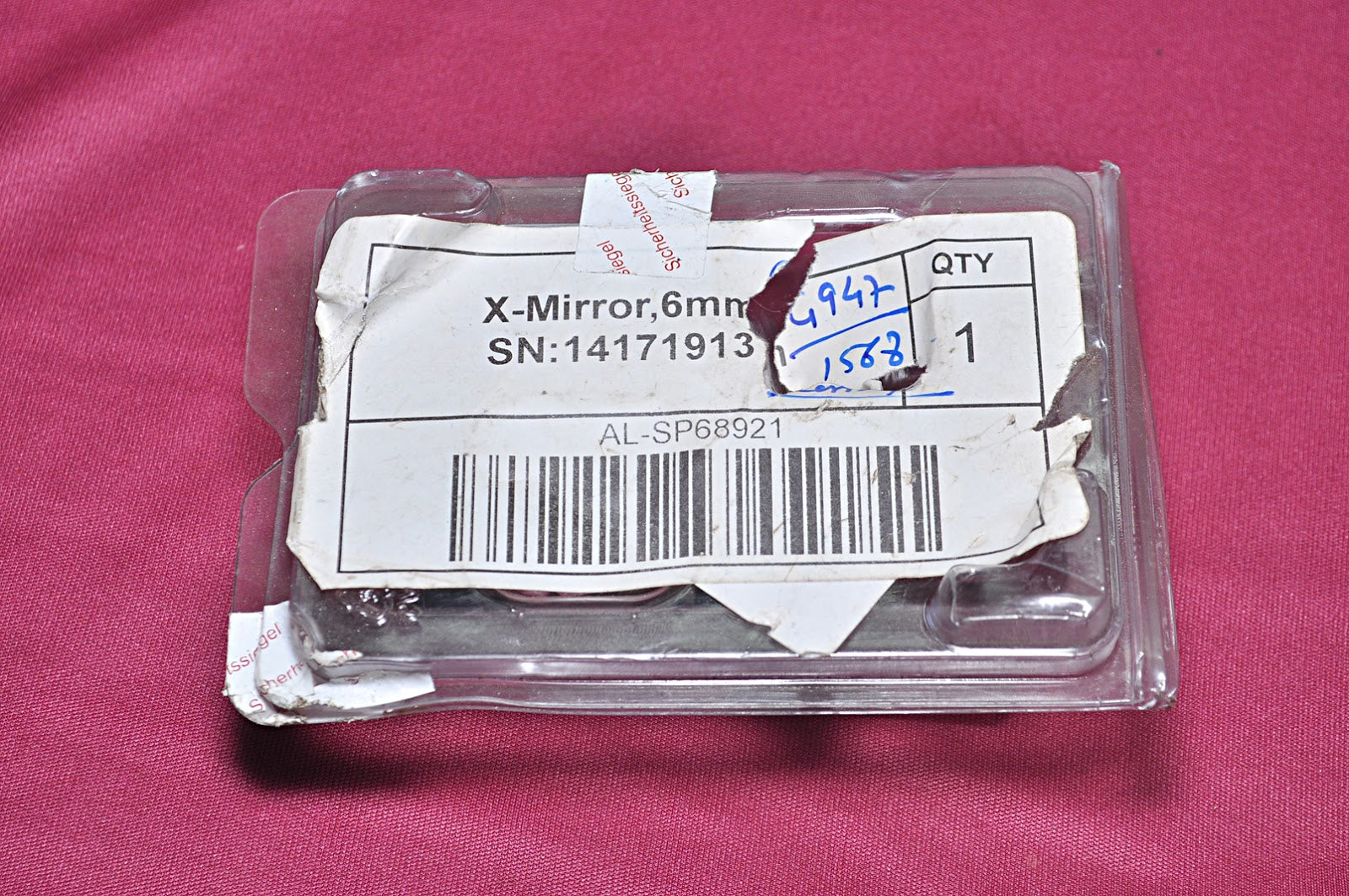 Galvanometer scanner x-mirror 6mm – Aeliya Marine Tech