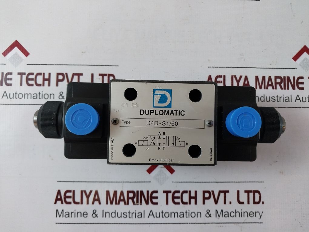Duplomatic D4D-S1/60: Strong Valve for Industrial Use. – Aeliya Marine Tech