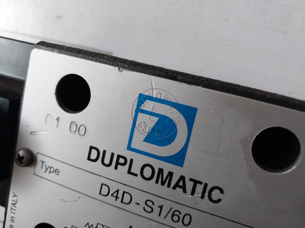 Duplomatic D4D-s1/60 Directional Control Valve – Aeliya Marine Tech®