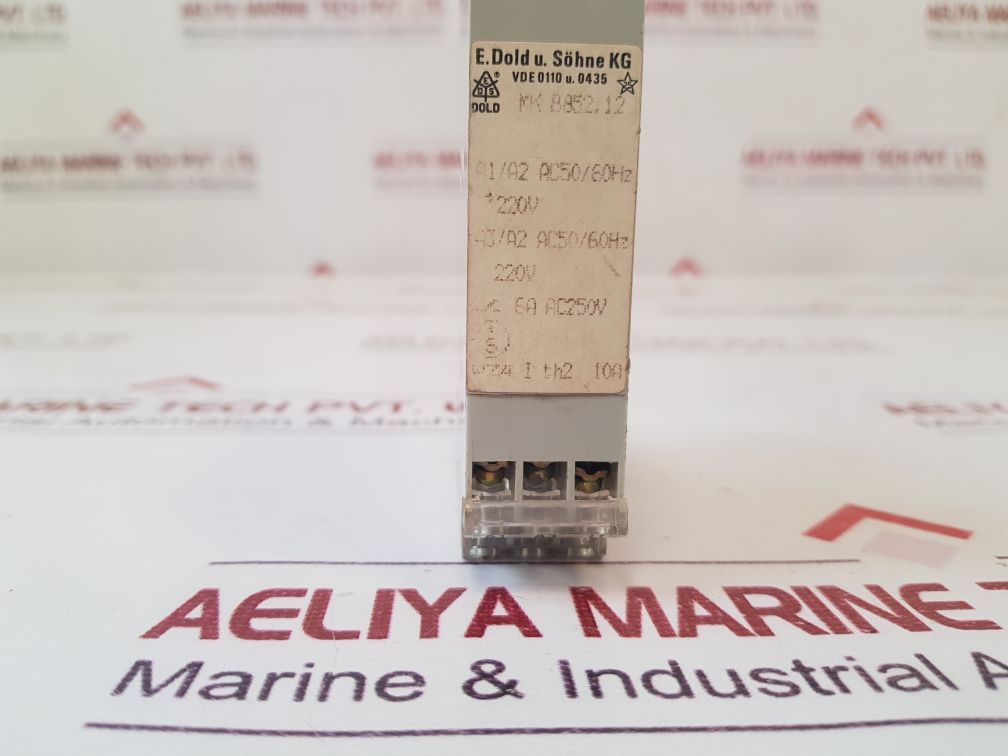 E.Dold U.Sohne Mk 8852.12 Relay Module – Aeliya Marine Tech