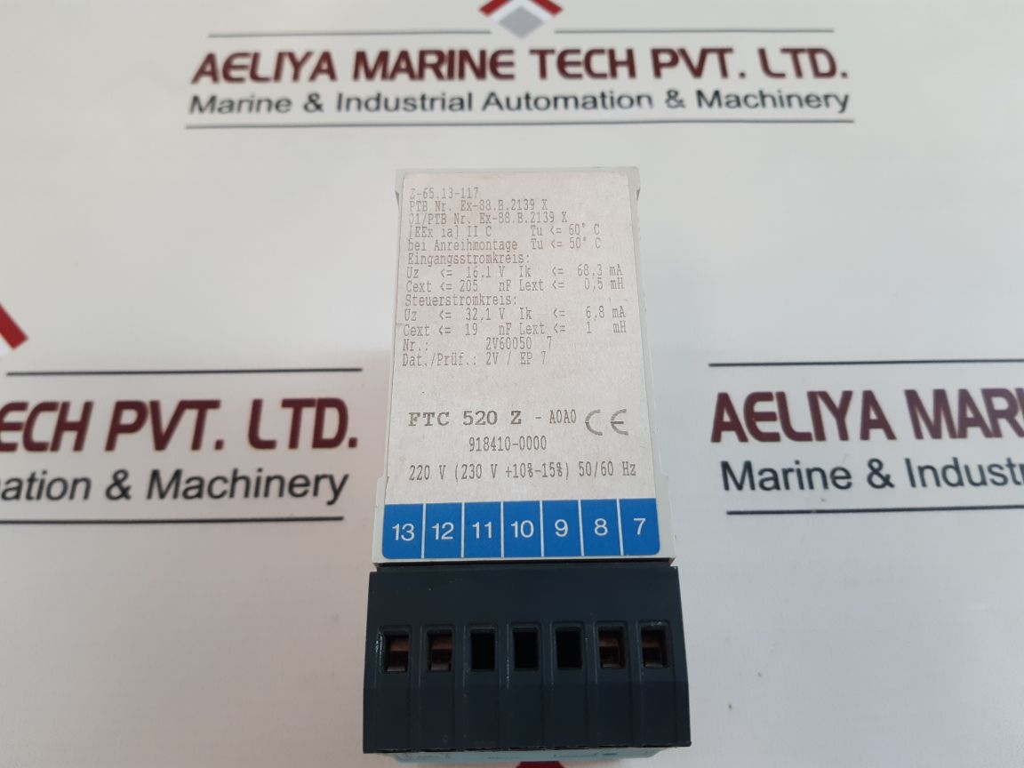 Endress+Hauser Nivotester Ftc 520 Z Level Limit Switch – Aeliya Marine Tech