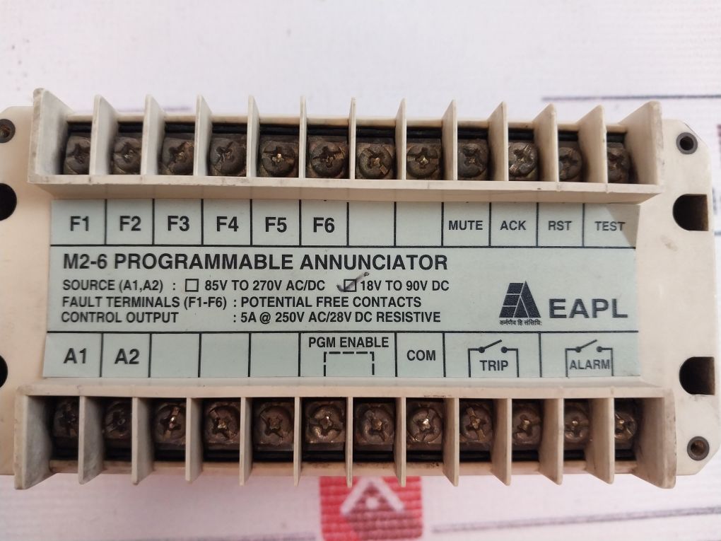 Eapl M2-6 Programmable Annunciator 18V-90V Dc – Aeliya Marine Tech