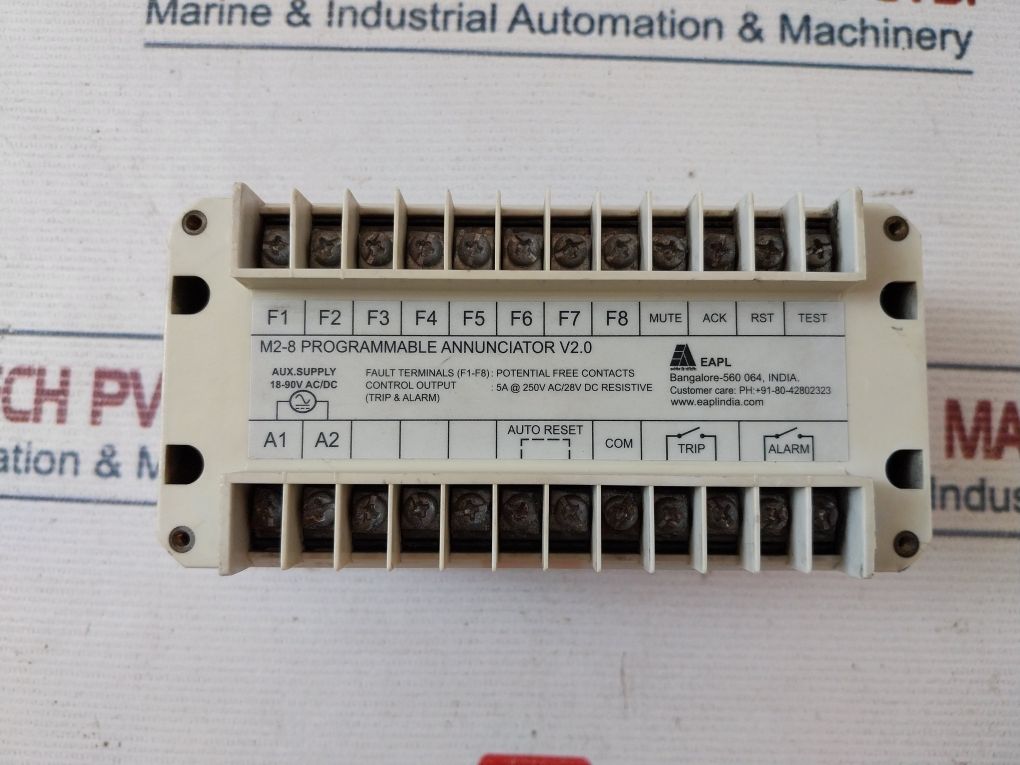 Eapl M2-8 Programmable Annunciator V2.0 – Aeliya Marine Tech