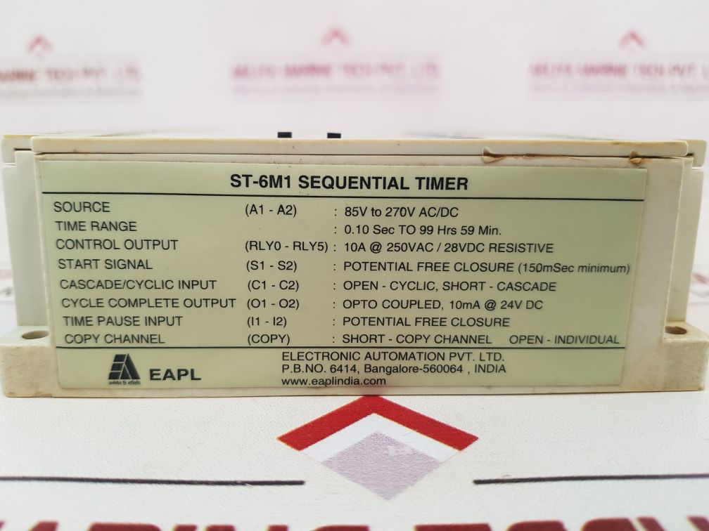 Eapl St-6M1 Sequential Timer – Aeliya Marine Tech