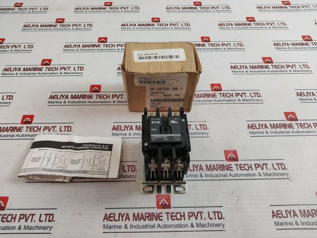 Eaton C25Dny125A Definite Purpose Contactor 87713-108-1 – Aeliya Marine ...
