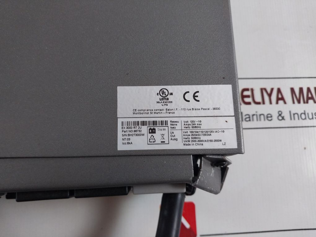 Eaton Ex 3000 Rt 2U Uninterruptible Power Supply Pulsml3000 Xl2U ...