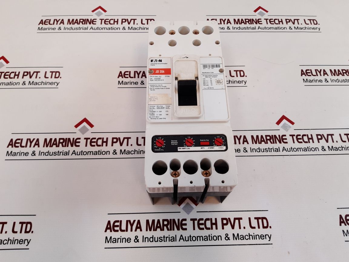 Eaton Jd3250F Circuit Breaker – Aeliya Marine Tech