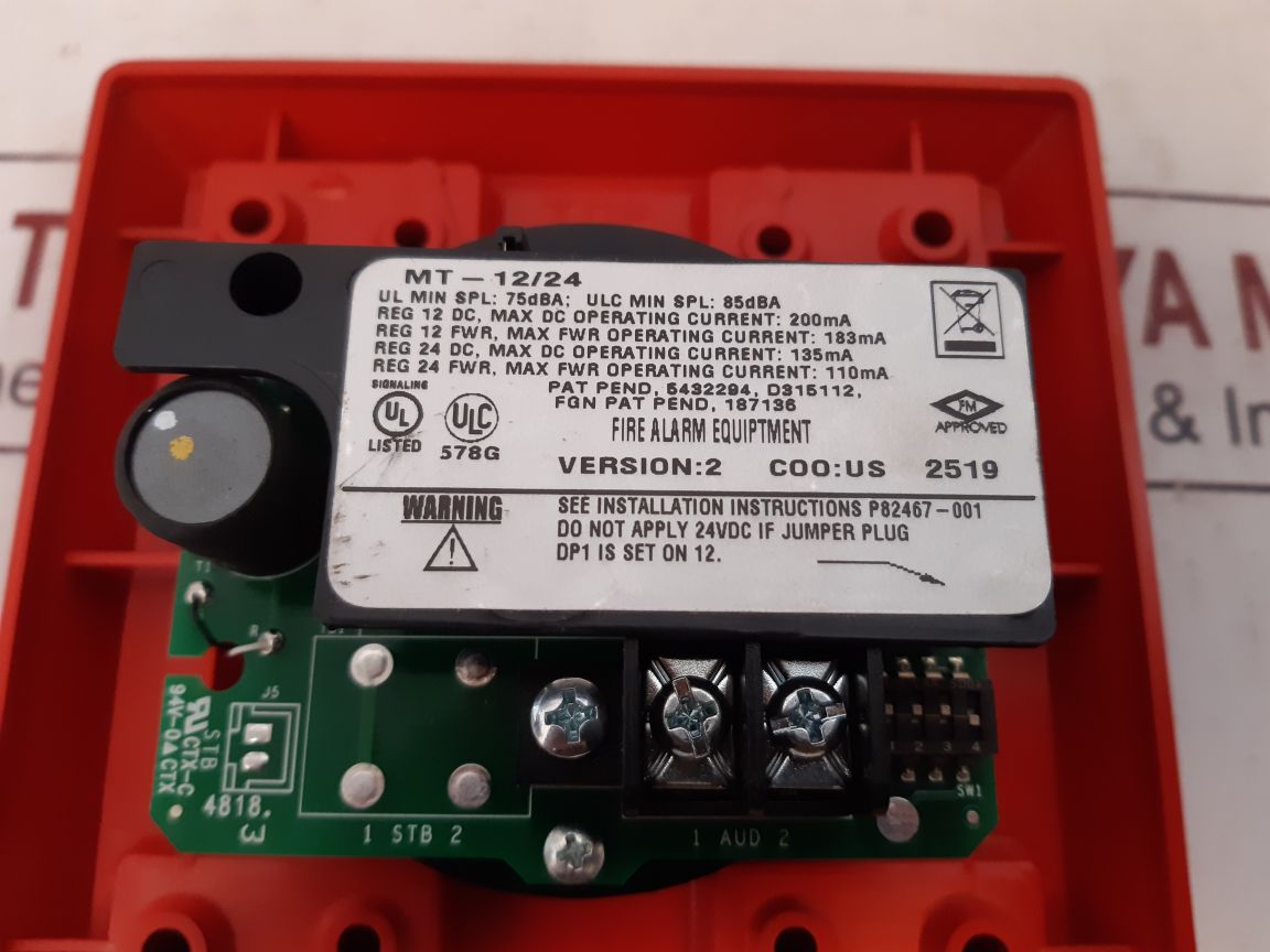 Eaton Mt-12/24 Wheelock Multitone Horn – Aeliya Marine Tech