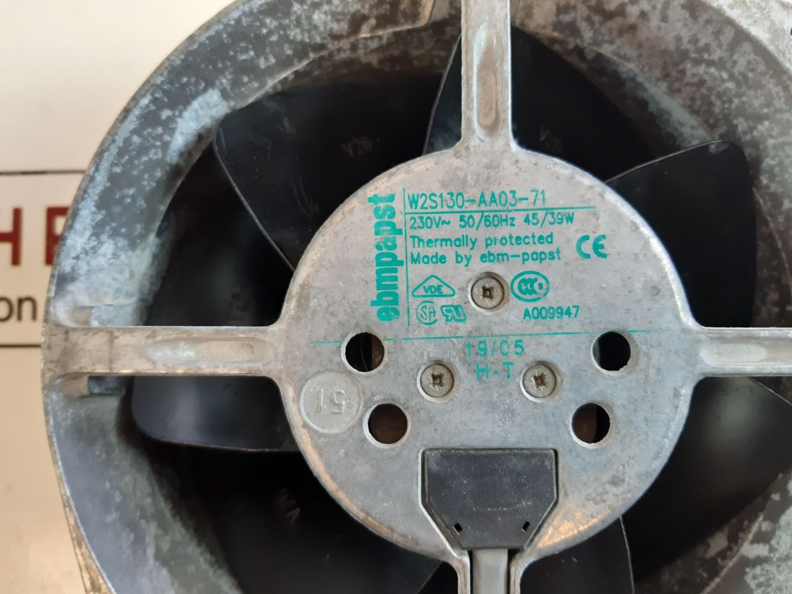 Ebm-papst W2S130-aa03-71 Axial Fan – Aeliya Marine Tech