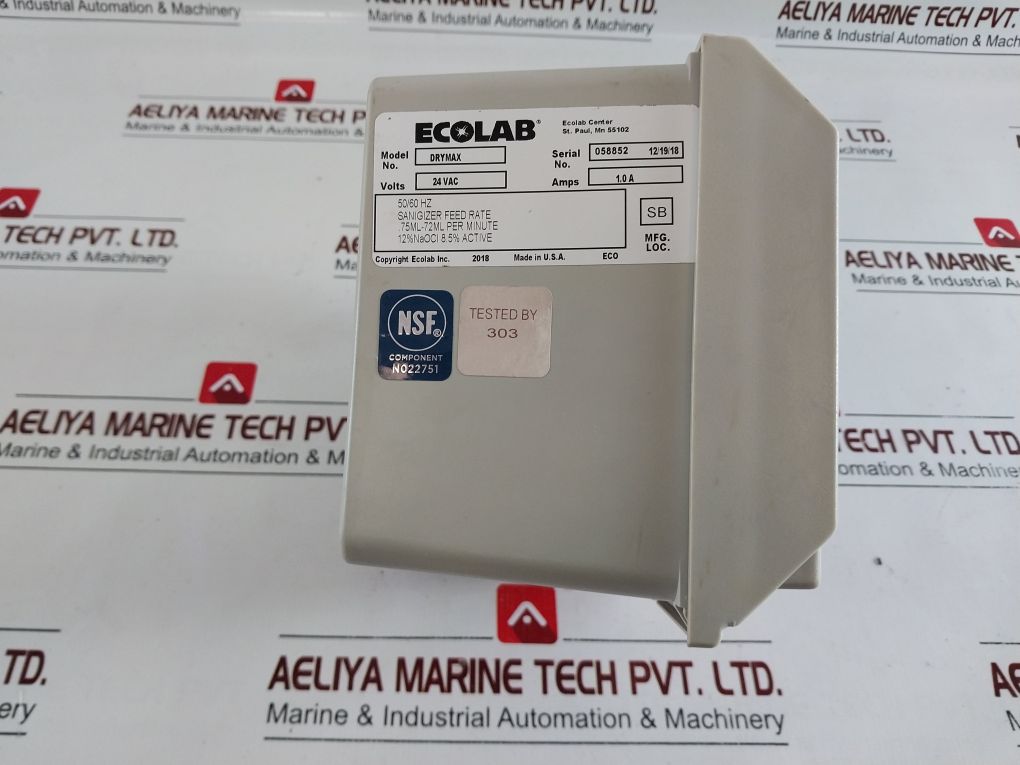Ecolab Vanguard Dry Max Control Box – Aeliya Marine Tech