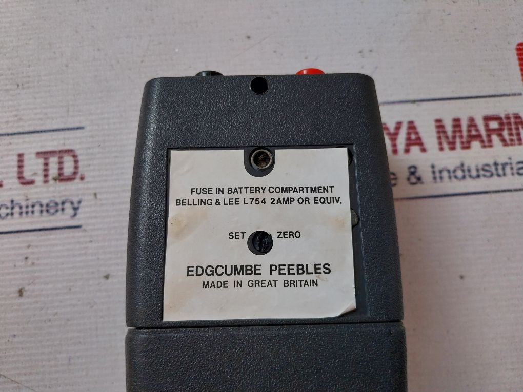 Edgcumbe Peebles 500V Metrohm Tester – Aeliya Marine Tech®