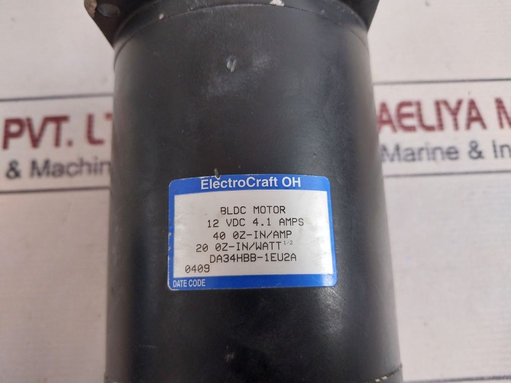Electrocraft Da34Hbb-1Eu2A Bldc Motor 4.1 Amps – Aeliya Marine Tech®