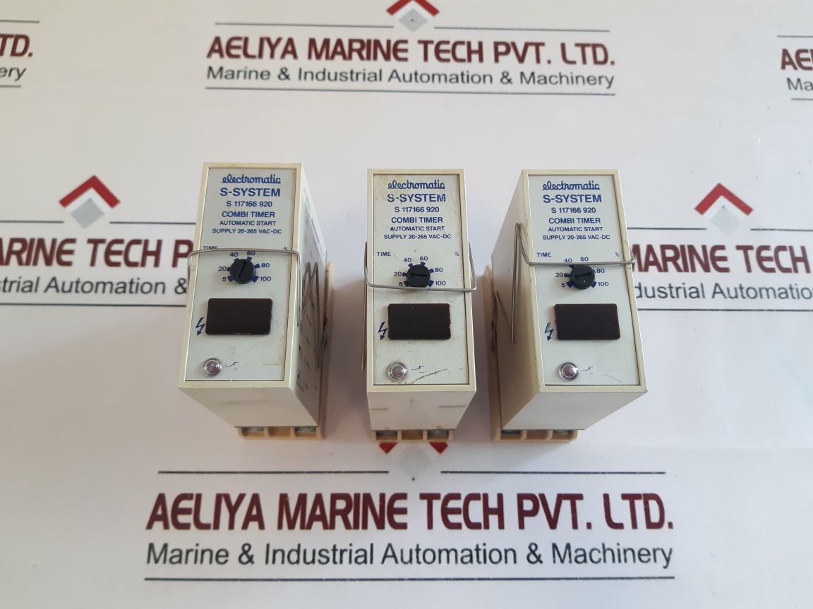 Electromatic S 117 166 920 Combi Timer With Base – Aeliya Marine Tech