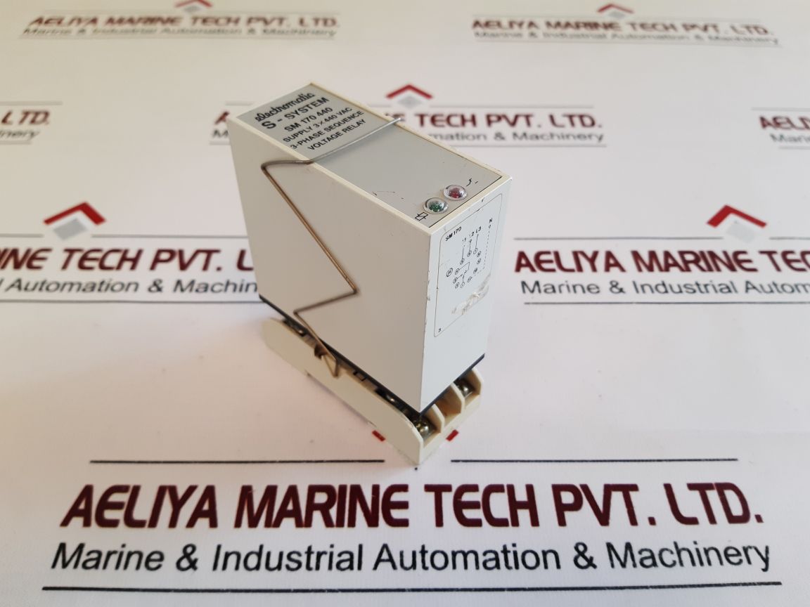 Electromatic Sm 170 440 3-phase Sequence Voltage Relay With Base Free ...
