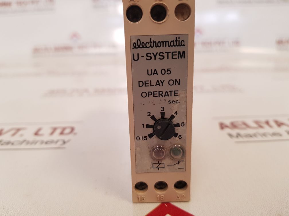Electromatic Ua 05 U-system Delay On Operate Relay 0.16-6 Sec – Aeliya ...