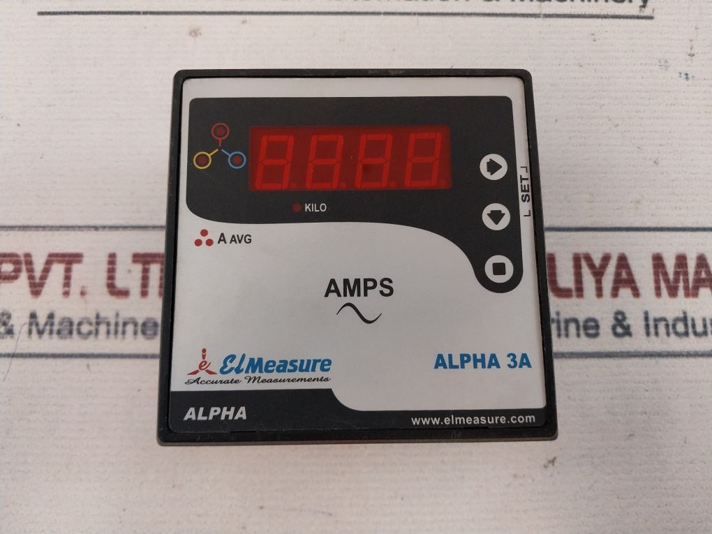 Elmeasure Alpha 3A Phase Ampere Meter – Aeliya Marine Tech