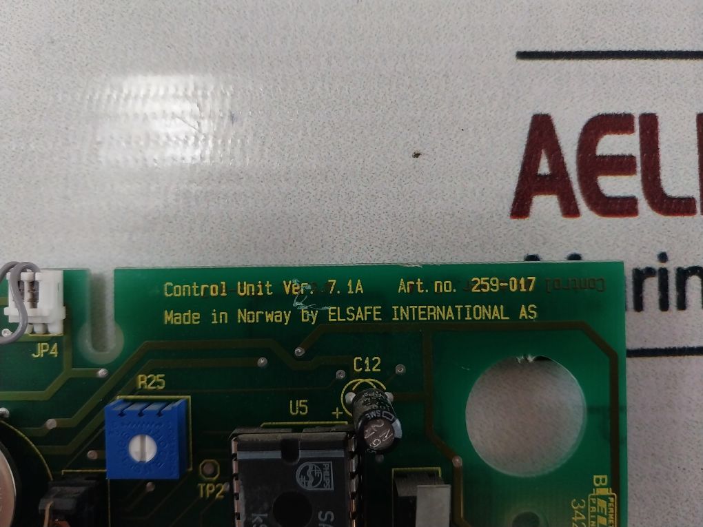 Elsafe 259-017 Control Unit Ver.7.1A – Aeliya Marine Tech