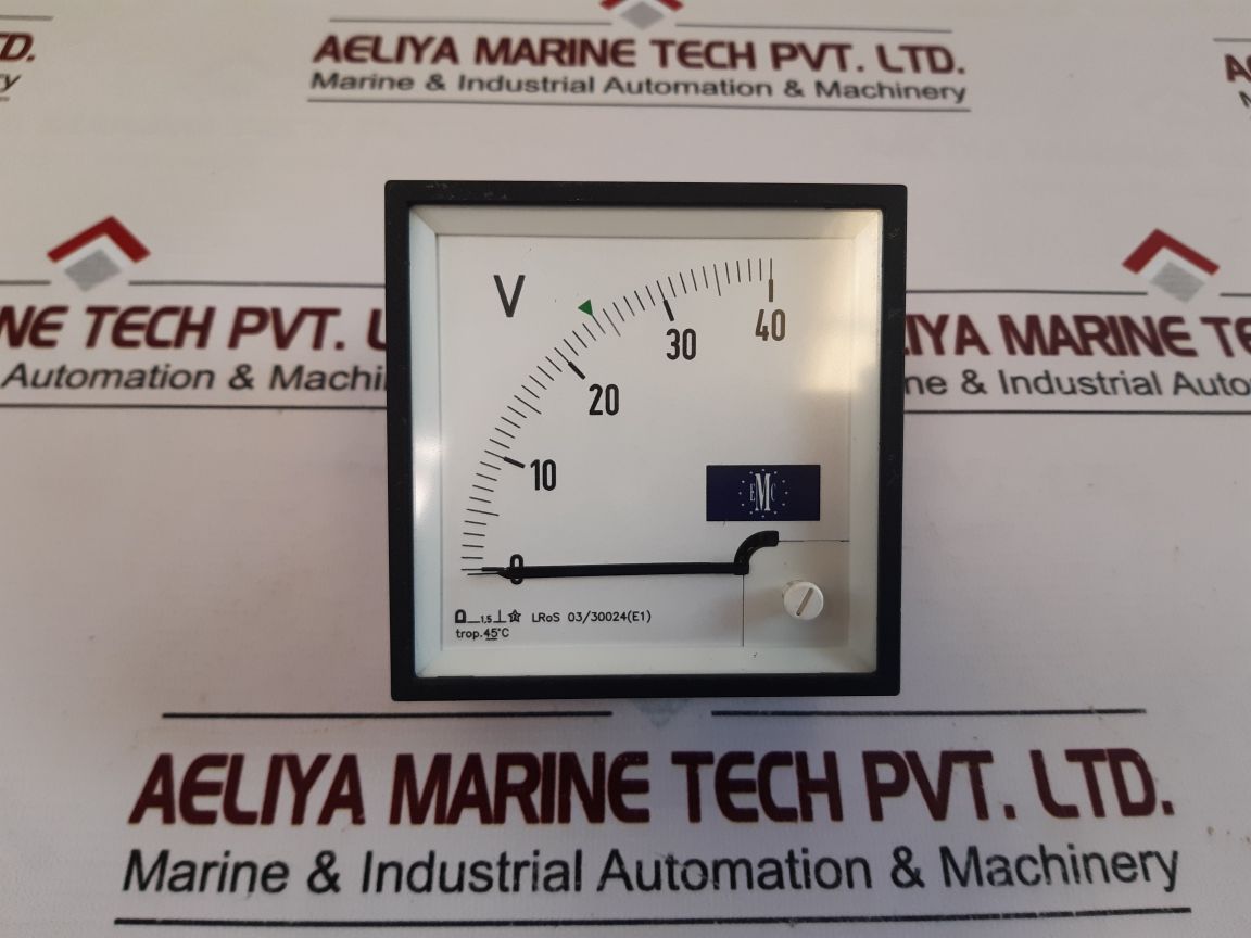 Emc Lros 03/30024(E1) Volt Meter – Aeliya Marine Tech