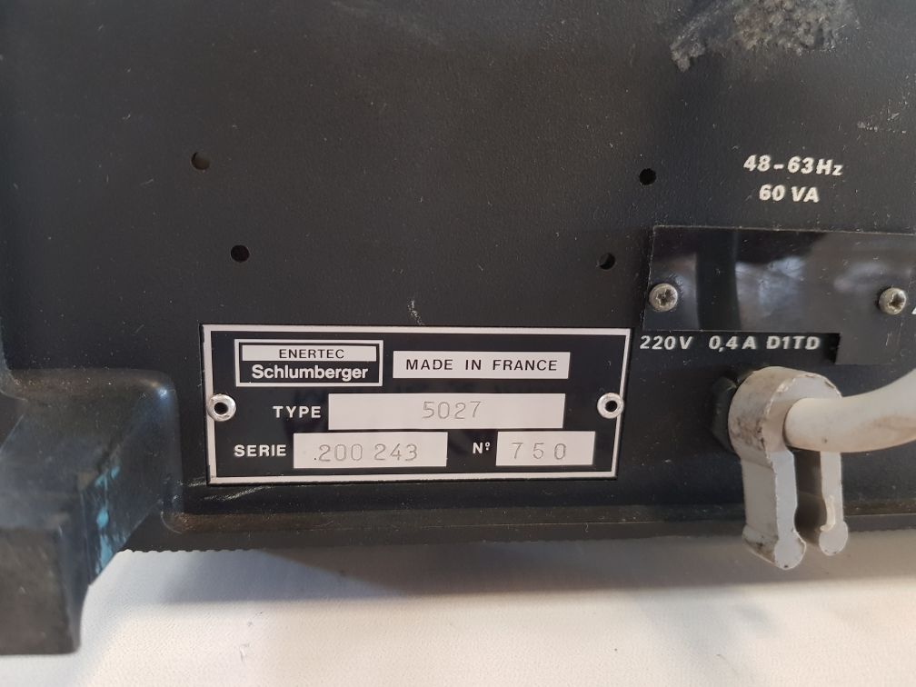 Enertec Schlumberger 5027 Oscilloscope – Aeliya Marine Tech
