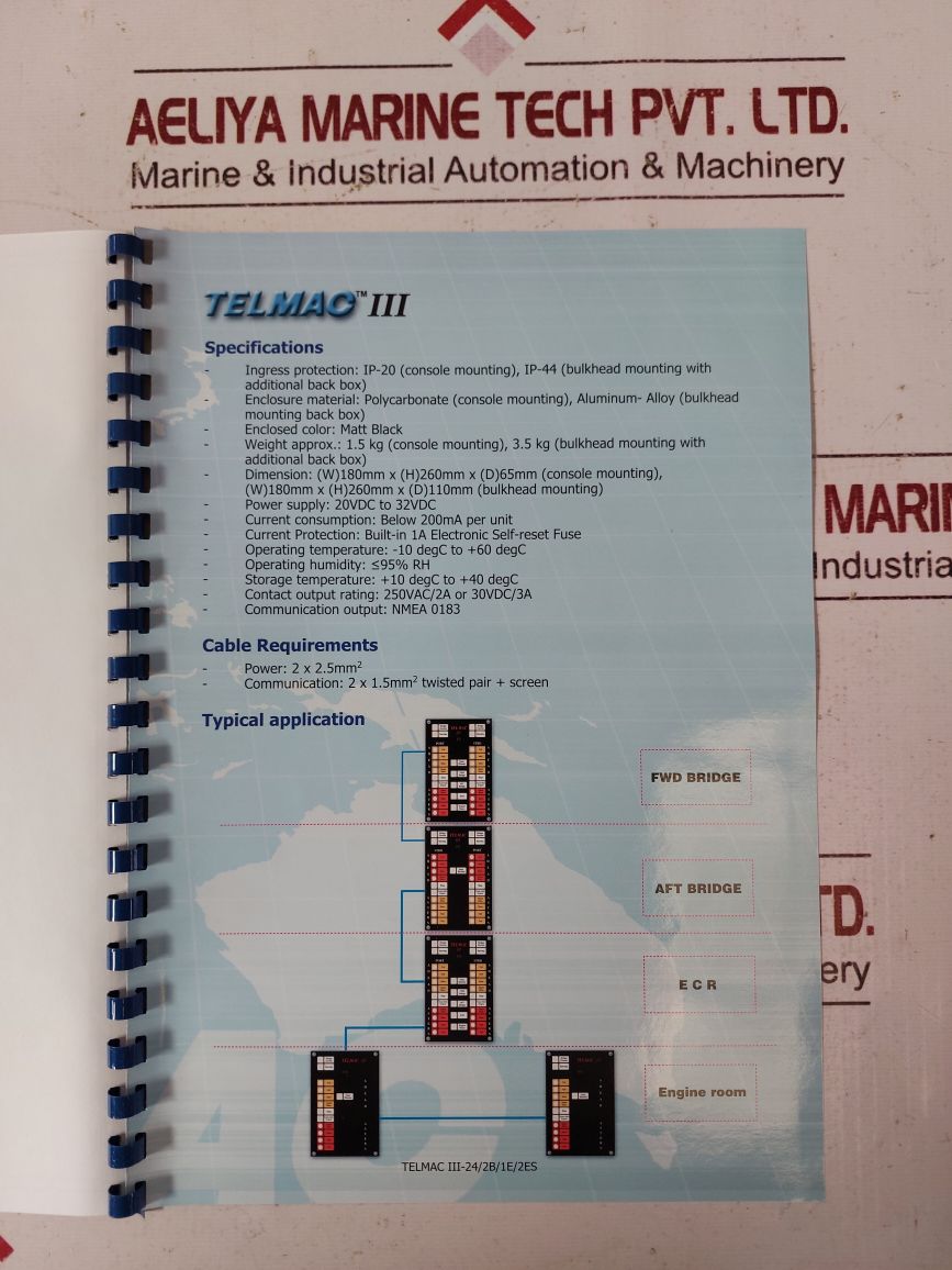 Engtek Telmac Iii Emergency Engine Telegraph – Aeliya Marine Tech