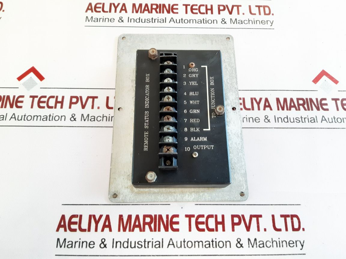Envirovac Remote Status Indicator Box – Aeliya Marine Tech