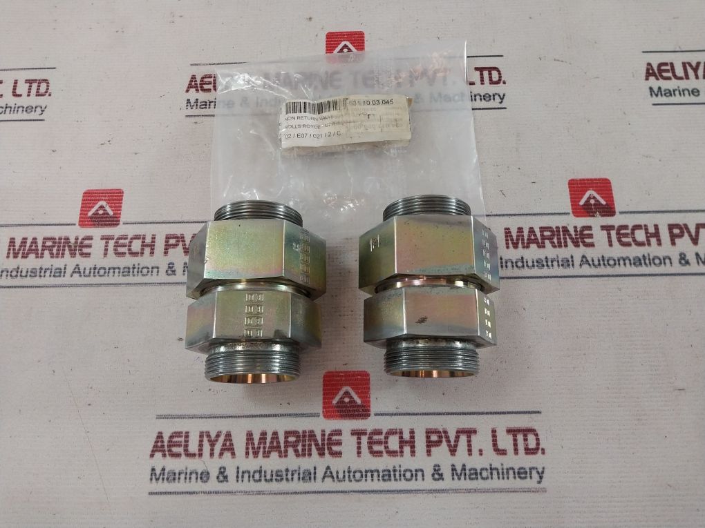 Ermeto Non Return Valve 2.5 Bar Rhd – Aeliya Marine Tech®