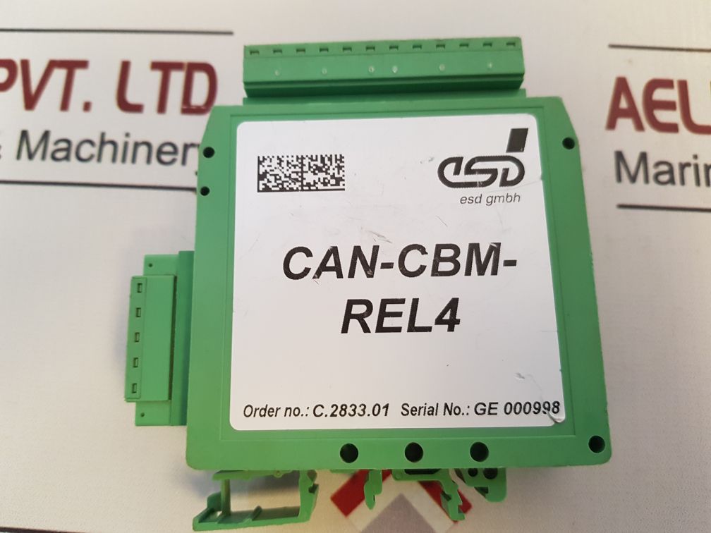 Esd Can-cbm-rel4 I/O Module – Aeliya Marine Tech®