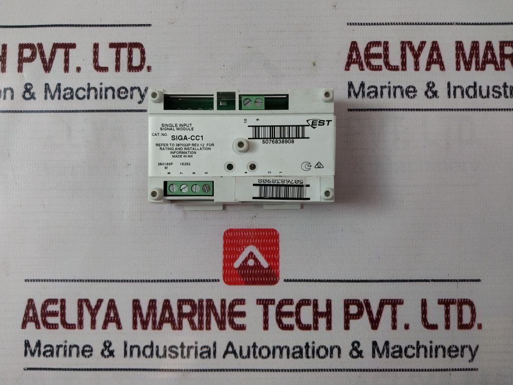 Est Siga-cc1 Fire Alarm Single Input Signal Module – Aeliya Marine Tech