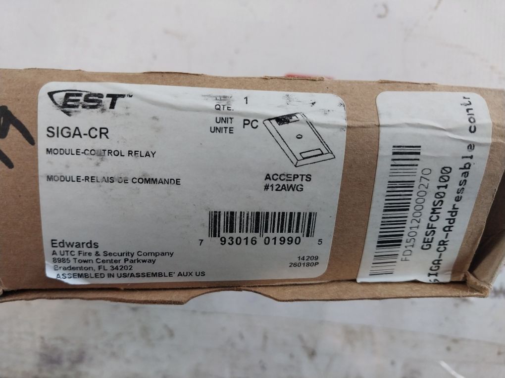 Est Siga-cr Addressable Control Relay Module – Aeliya Marine Tech