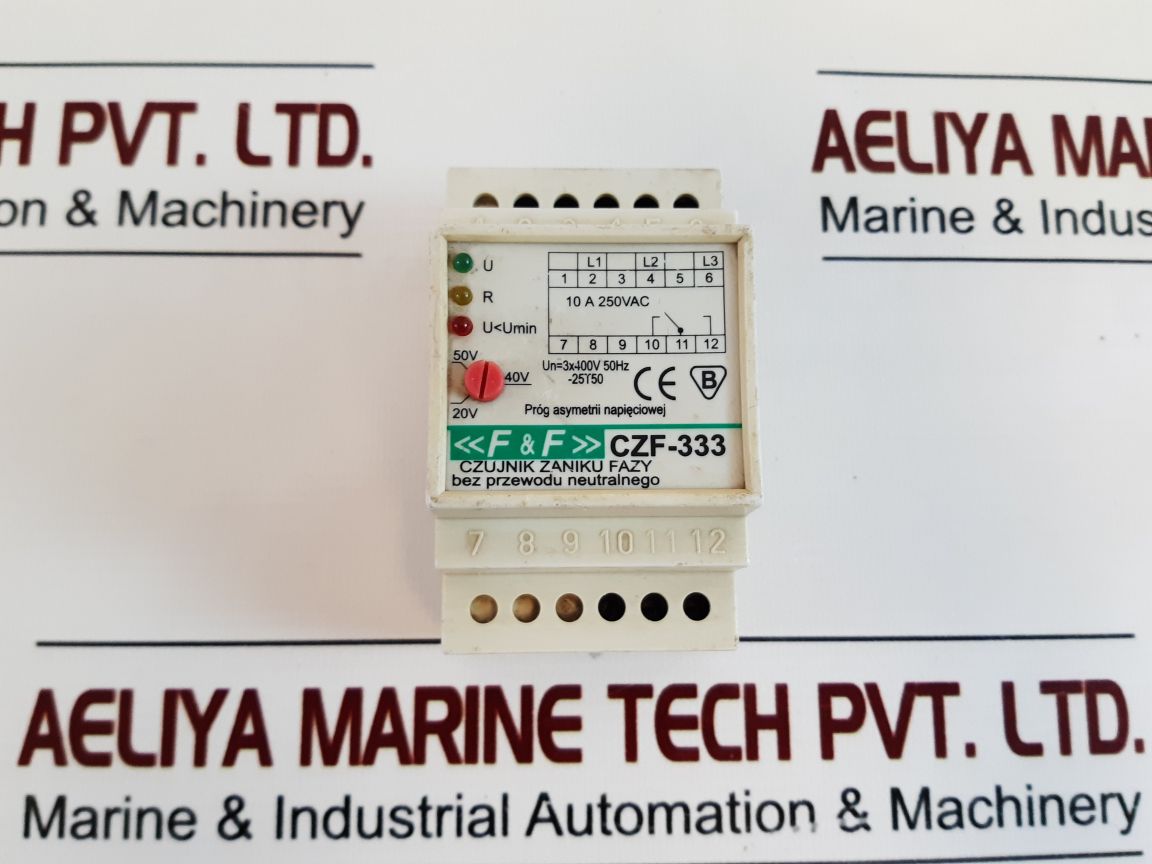F&F Czf-333 Phase Loss Sensor – Aeliya Marine Tech