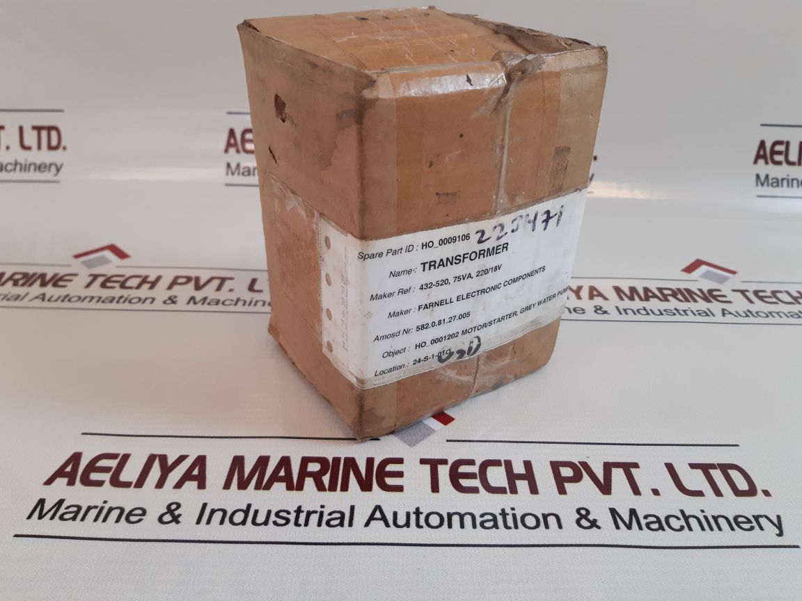 Farnell 432-520 Transformer – Aeliya Marine Tech