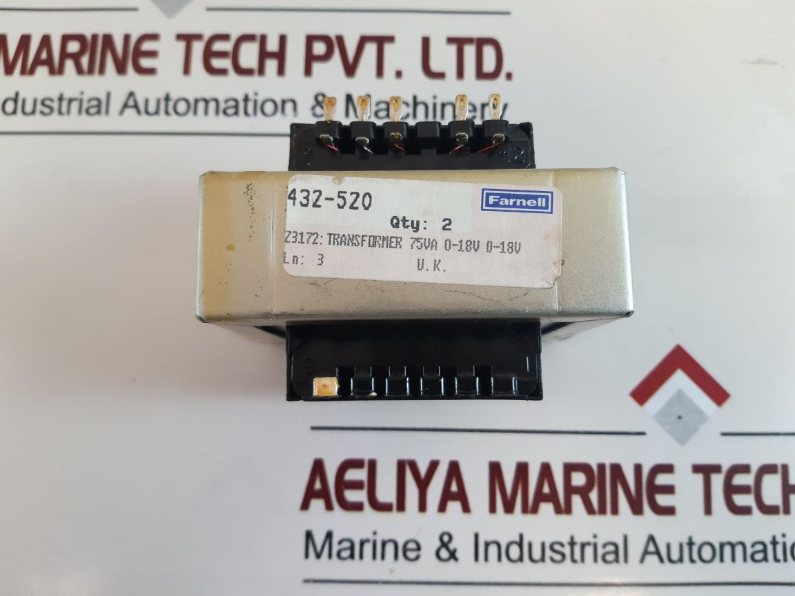 Farnell 432-520 Transformer – Aeliya Marine Tech