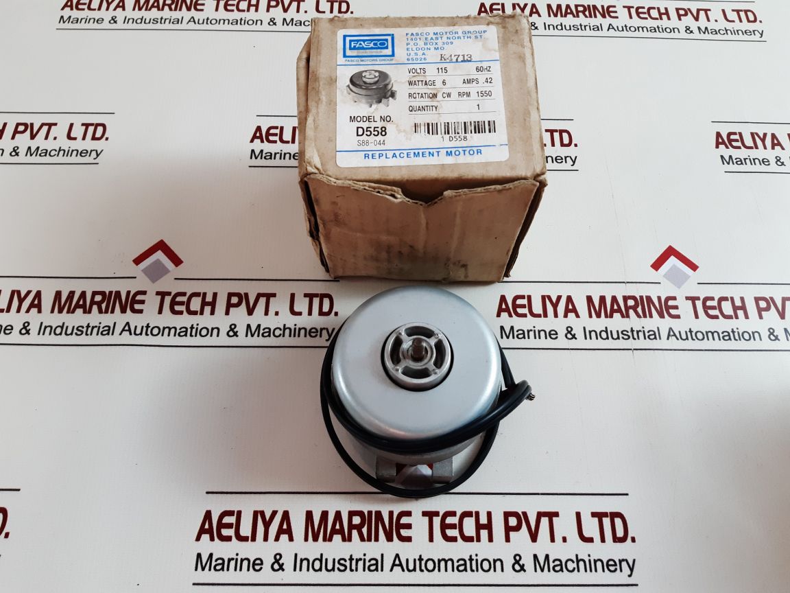 Fasco D558 Electric Motor – Aeliya Marine Tech®