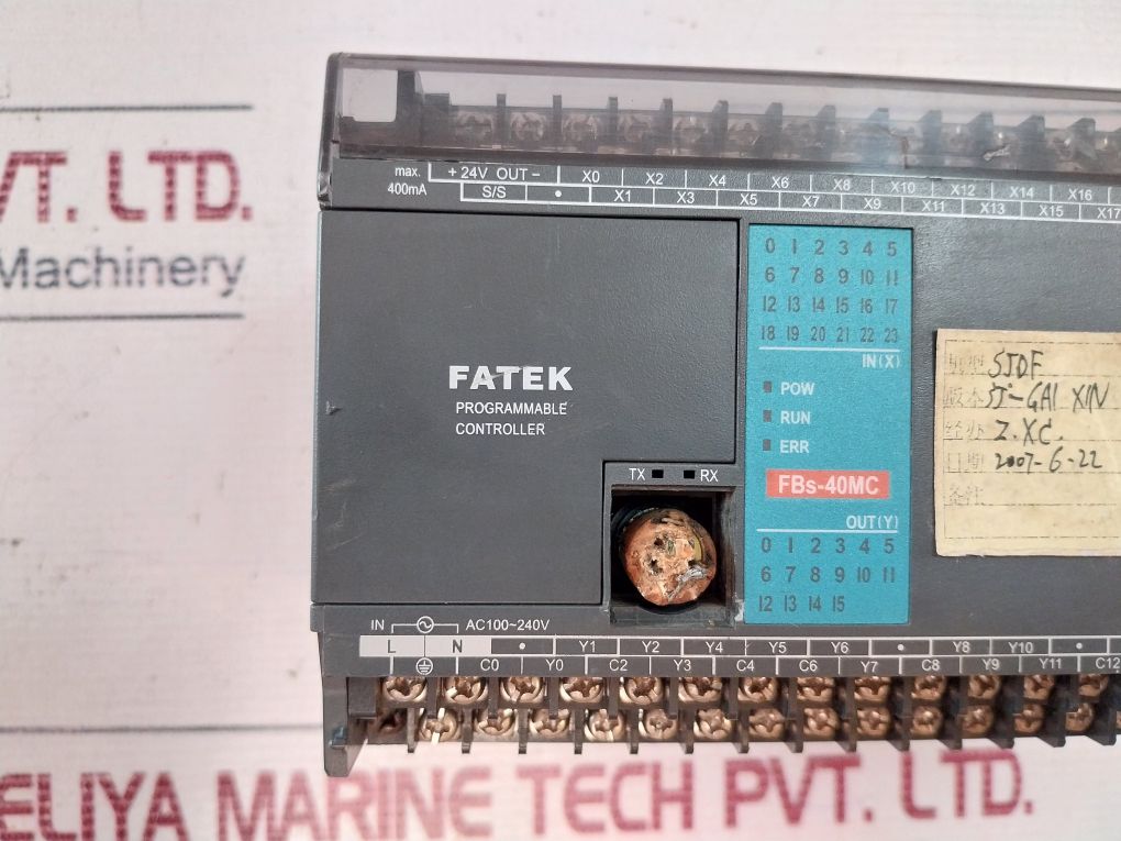 Fatek Fbs-40Mc Programmable Controller – Aeliya Marine Tech