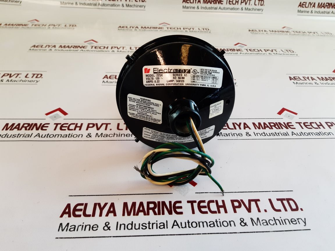 Federal Signal 225X Signal Light – Aeliya Marine Tech