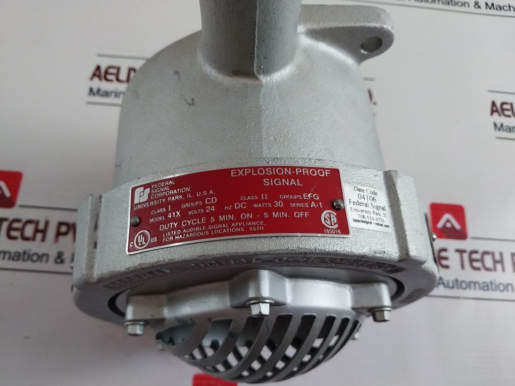 Federal Signal 41X Explosion-proof Vibrating Horn 24V – Aeliya Marine Tech