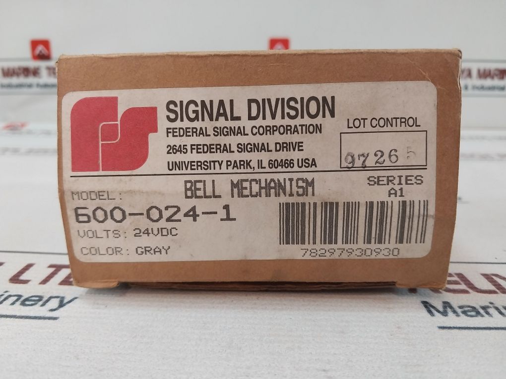 Federal Signal 600-024-1 Vibrating Bell Mechanism – Aeliya Marine Tech®