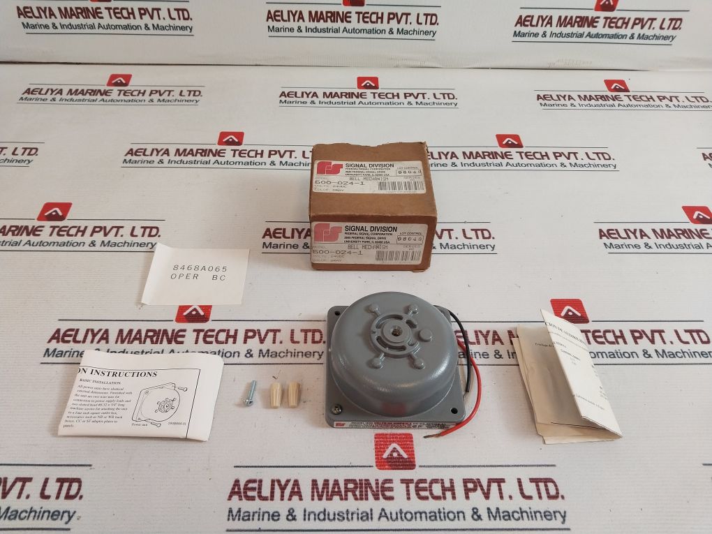 Federal Signal 600-024-1 Vibrating Bell Mechanism Series A1 – Aeliya ...