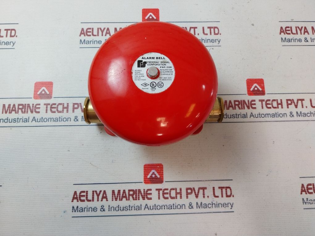 Federal Signal Fsf-106 Alarm Bell 24Vdc – Aeliya Marine Tech