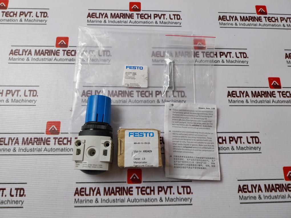 Festo Lr-1/4-db-7 Mini Pressure Regulator – Aeliya Marine Tech