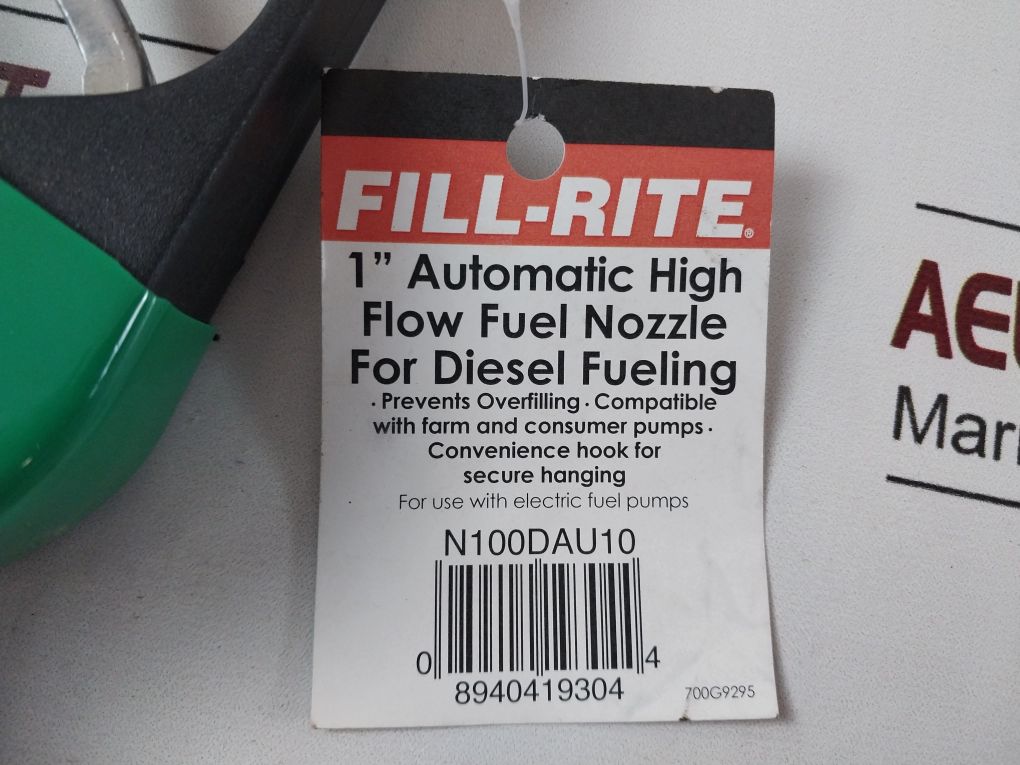 Fill-rite N100Dau10 Automatic High Flow Fuel Nozzle – Aeliya Marine Tech