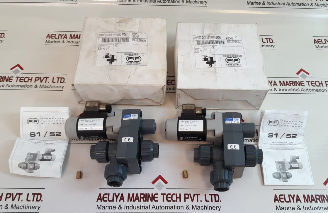 Fip S23Fv Dt Dn15 1/2” 24Vac Epdm Two Way And Three Way Solenoid Valve ...