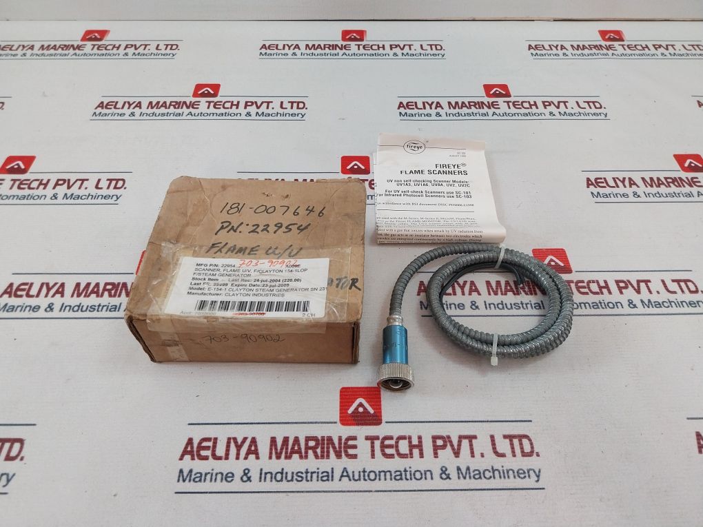 Fireye Uv-1A-uv-eye Flame Scanner – Aeliya Marine Tech