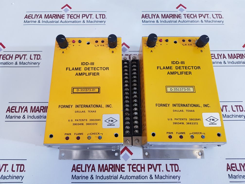 Forney D-351373-01 Flame Detector Amplifier +50 Vdc – Aeliya Marine Tech