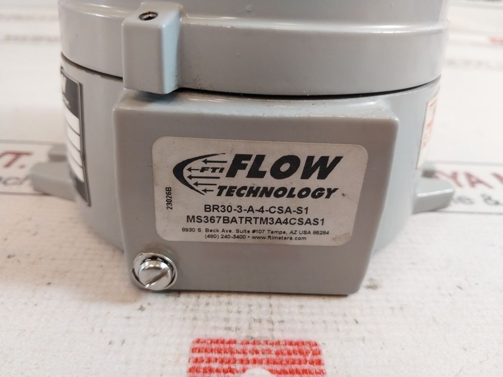 Fti Flow Technology Br30-3-a-4 Flow Meter – Aeliya Marine Tech®